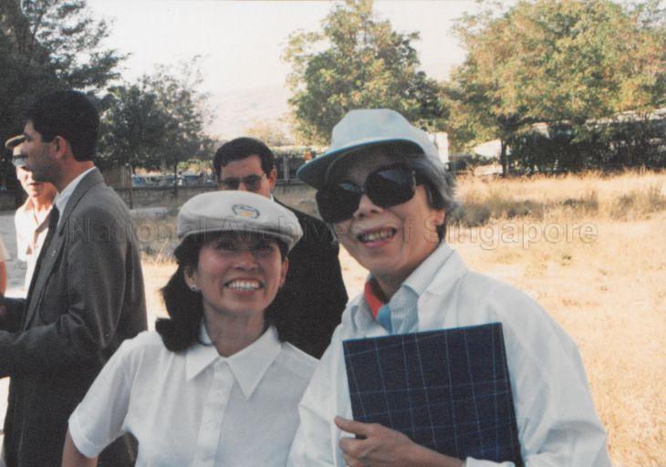 LING SIEW MAY, (LEFT), WIFE OF DEPUTY PRIME MINISTER ONG