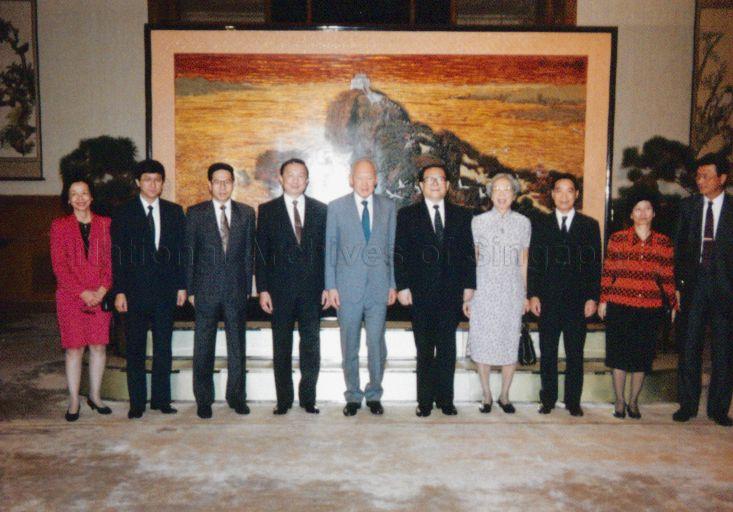 VISIT TO THE PEOPLE'S REPUBLIC OF CHINA (PRC), 1992. GROUP