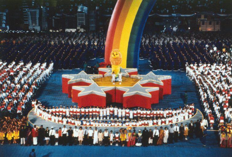 National Day Parade 1997 at National Stadium - Participants