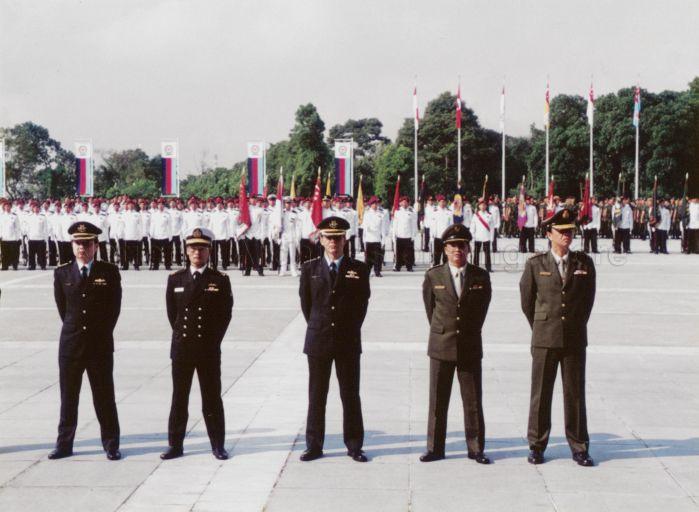 OFFICERS FROM FIVE SINGAPORE ARMED FORCES (SAF) FORMATIONS