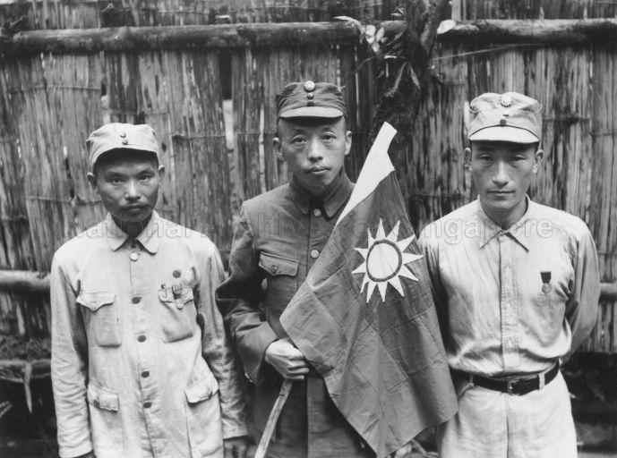 THREE SOLDIERS OF THE FAMOUS CHINESE 88 DIVISION WHICH