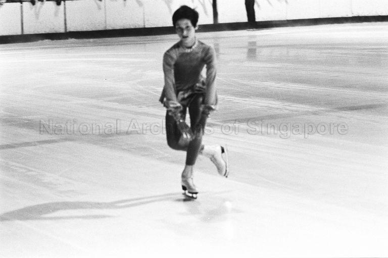 ADELINE TAN WHOSE SKILL HAS WON HER FAME IN BRITISH SKATING