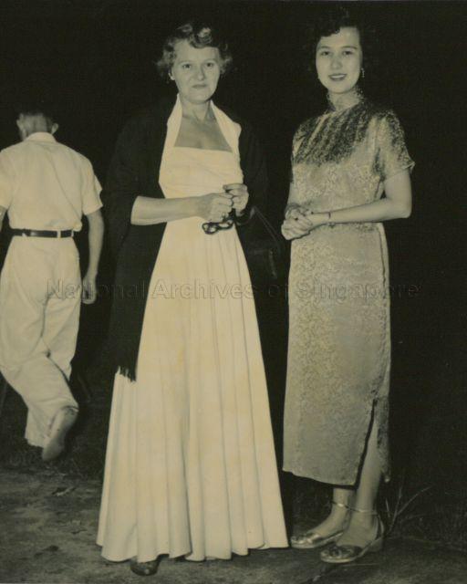 Photograph of Madam Piroska Feher, the wife of Minister for