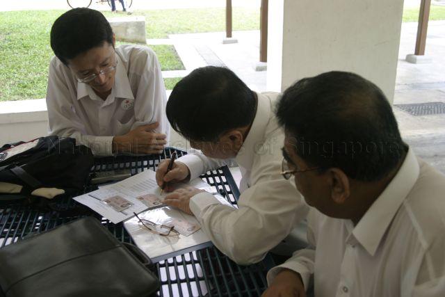 Taken at: Nomination centre for wards of Hougang SMC and