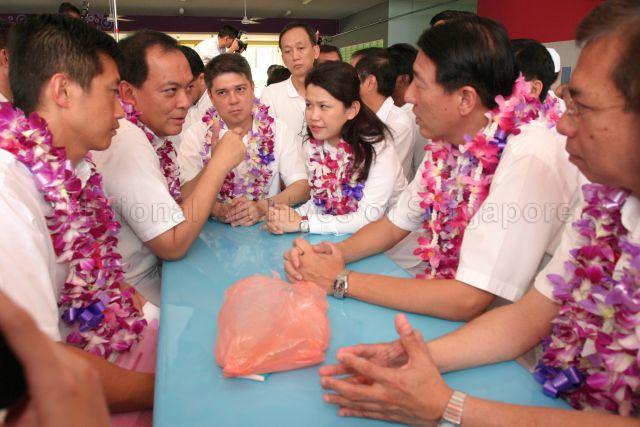 Taken at: Nomination centre at Bedok View Secondary School,