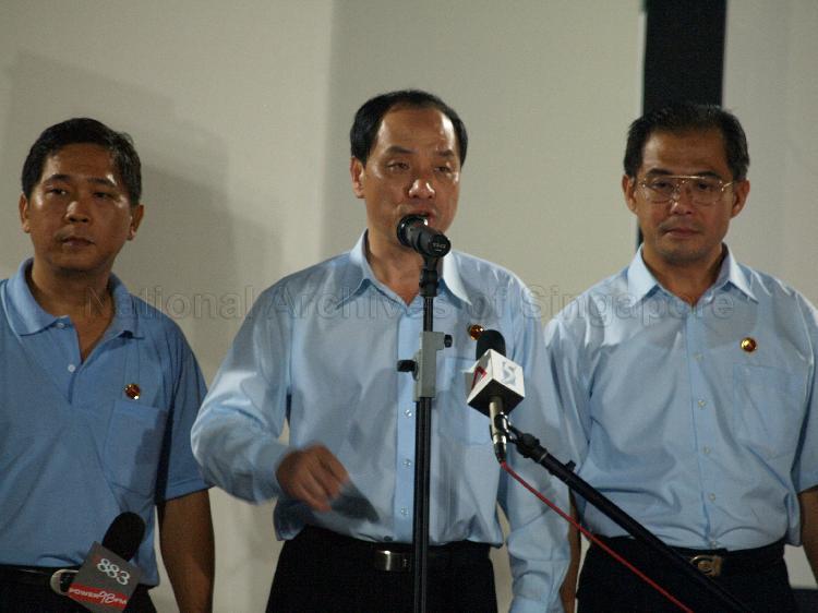 Workers' Party (WP) candidate for Hougang Low Thia Khiang