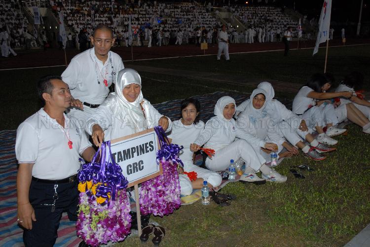 People's Action Party (PAP) supporters for Tampines Group