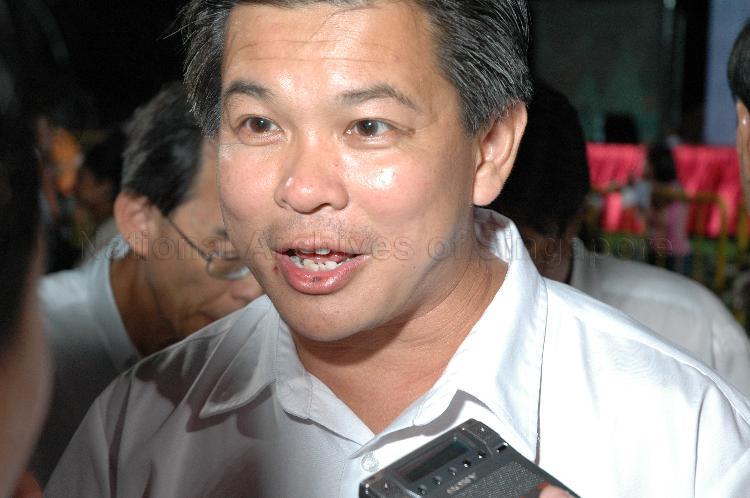 Close-up of People's Action Party (PAP) candidate for Ang Mo