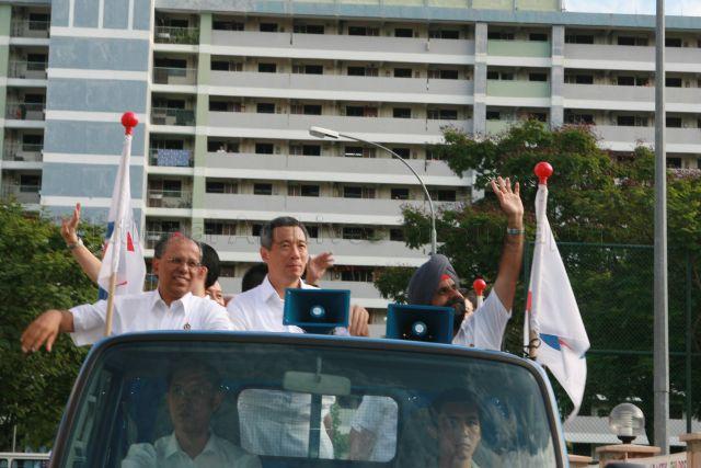 Taken at: 2006 General Election's victory parade at Ang Mo