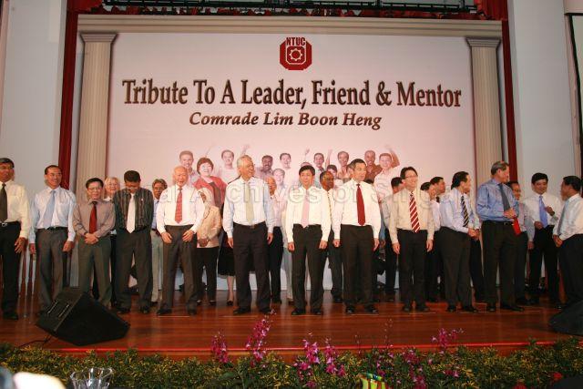 Taken at: Tribute dinner for Lim Boon Heng hosted by the