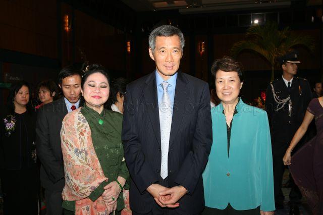 Prime Minister Lee Hsien Loong and wife, Madam Ho Ching