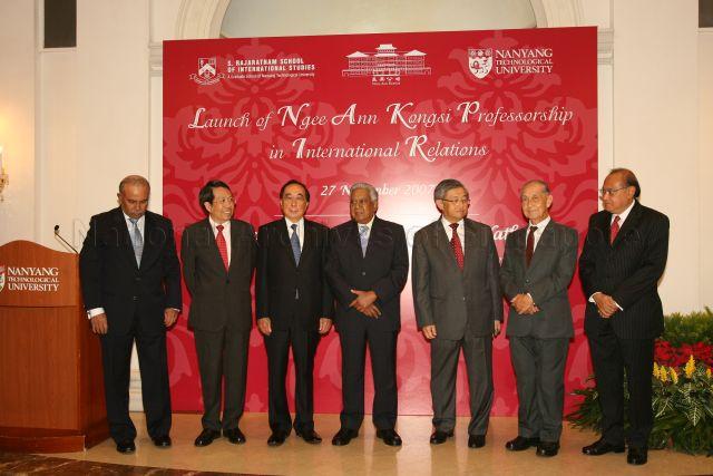 President S R Nathan as guest of honour at the launch of
