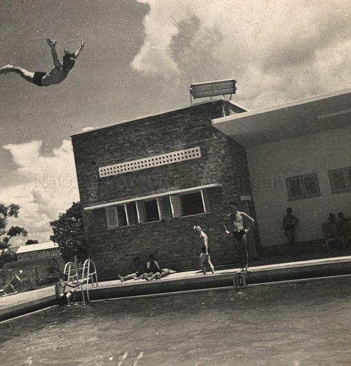 SWIMMING POOL AT SANDES SOLDIERS HOME, PORTSDOWN ROAD,