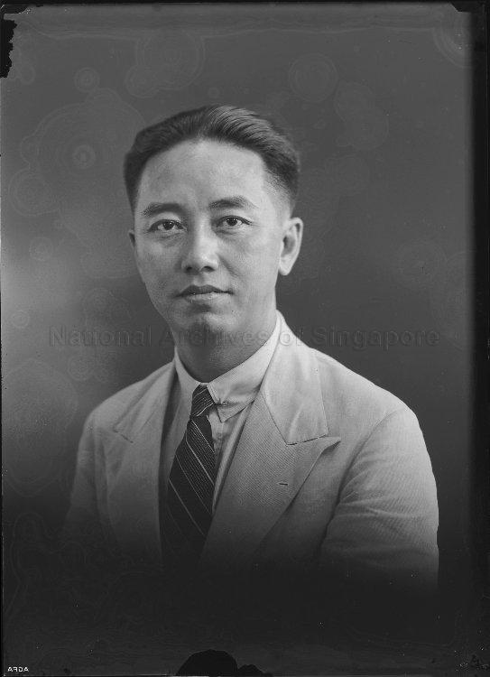 Portrait of Mr Lim Keng Lian, æž—æ…¶å¹´ (1893-1968), a