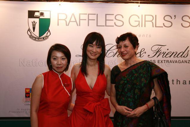 From left, Principal of Raffles Girls' School (RGS) Mrs