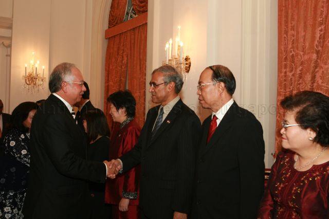 Prime Minister of Malaysia Datuk Seri Najib Tun Razak being