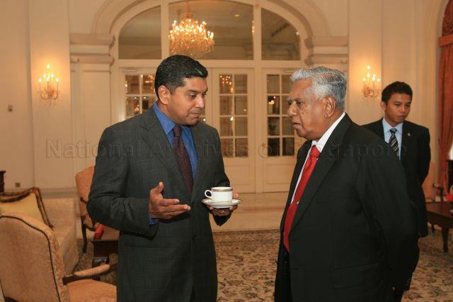 President S R Nathan with Nominated Member of Parliament