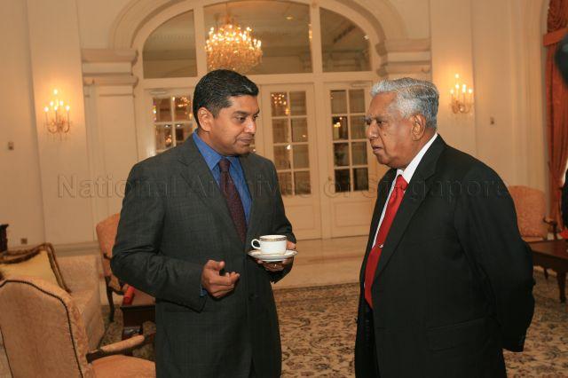 President S R Nathan with Nominated Member of Parliament
