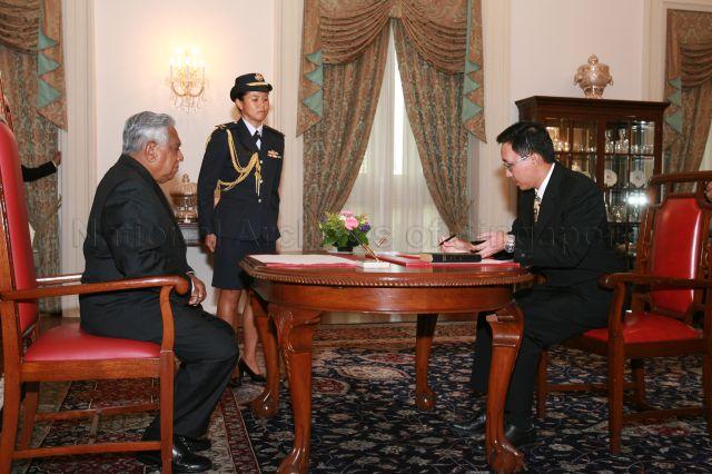 Taken at: Appointment of two new Permanent Secretaries,