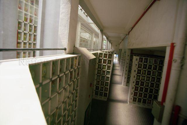 View of the niches at Kwong Wai Siew Peck San Theng
