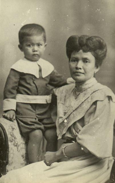 Mary Eleanor Scully and her first son, Joseph Alfred Scully