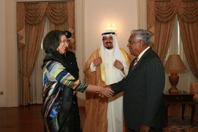 Taken at: Call on President S R Nathan by Seikh Ahmad