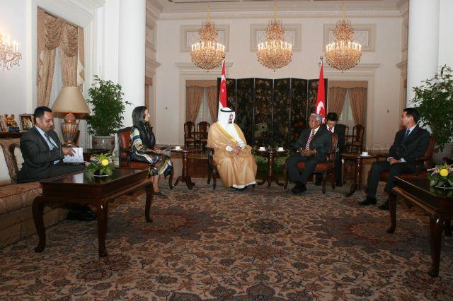 Taken at: Call on President S R Nathan by Seikh Ahmad