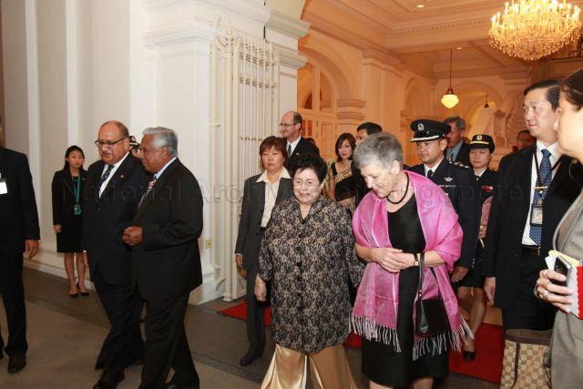 Taken at: State Dinner hosted by President S R Nathan and