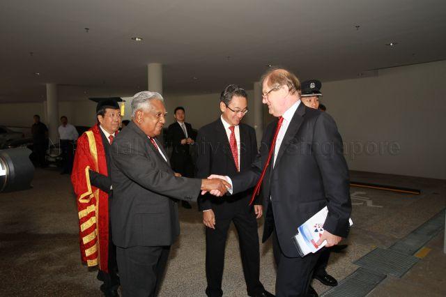 Taken at: President S R Nathan officiates at Nanyang