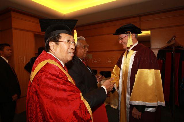 Taken at: President S R Nathan officiates at Nanyang
