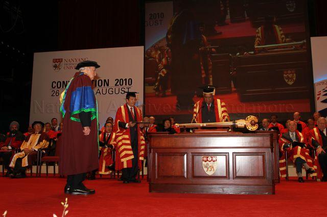 Taken at: President S R Nathan officiates at Nanyang