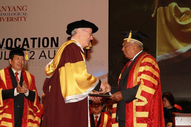 Taken at: President S R Nathan officiates at Nanyang