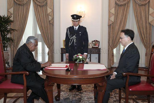 Taken at: Appointment Ceremony of Permanent Secretaries Chee
