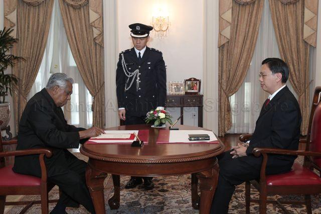 Taken at: Appointment Ceremony of Permanent Secretaries Chee