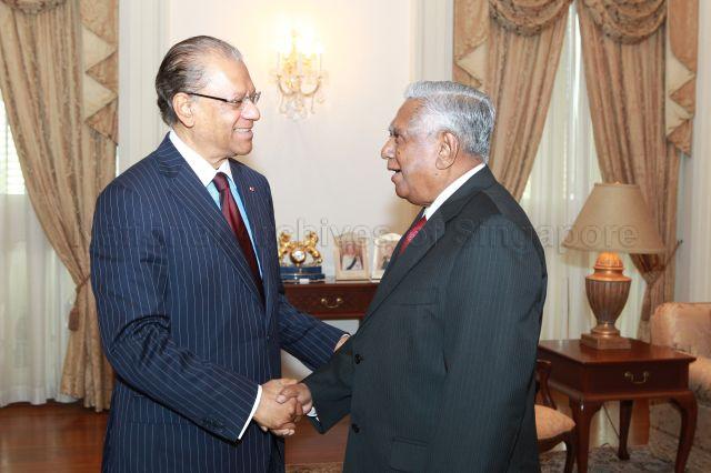 Taken at: Call on President Nathan by Prime Minister of