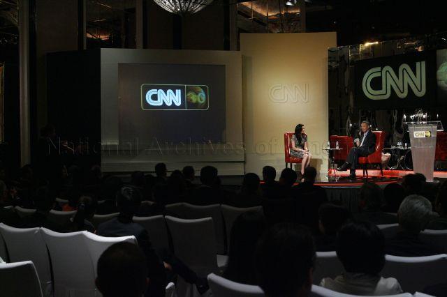 Taken at: Dialogue at CNN 30th Anniversary celebration at St