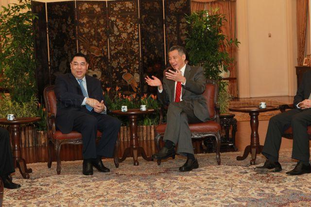 Taken at: Call on Prime Minister Lee Hsien Loong by Chief