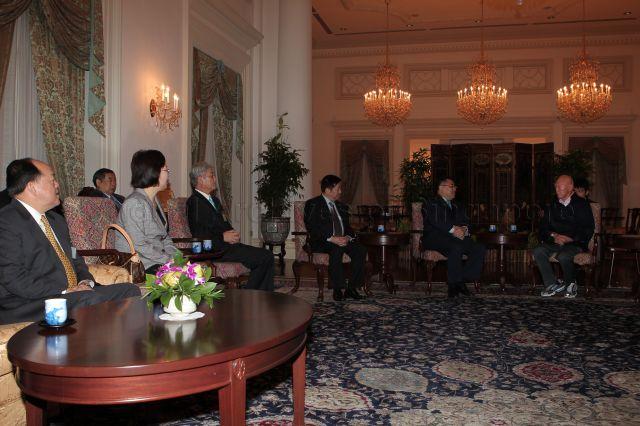 Delegation led by Macau's Chief Executive Fernando Chui Sai
