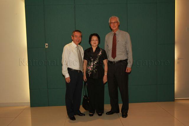 Senior Minister Goh Chok Tong with Chairman of Marsiling