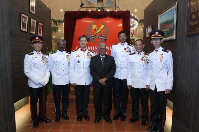 Group photograph of President S R Nathan with Singapore