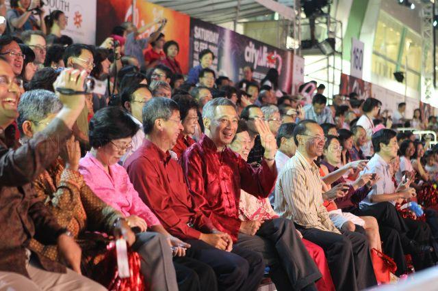 Prime Minister Lee Hsien Loong and his wife, Madam Ho Ching