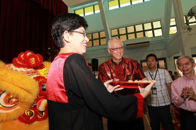 Senior Minister Goh Chok Tong and Member of Parliament for
