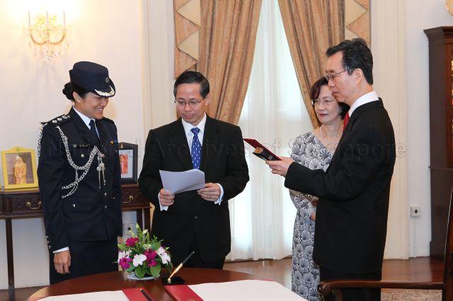 Preparations before the swearing-in of Justice Andrew Ang