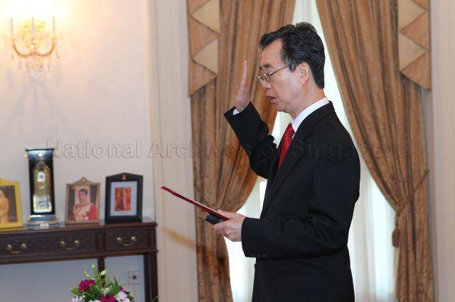 Taken at: Swearing-in Ceremony of Justice Andrew Ang in the