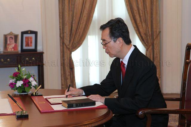 Taken at: Swearing-in Ceremony of Justice Andrew Ang in the