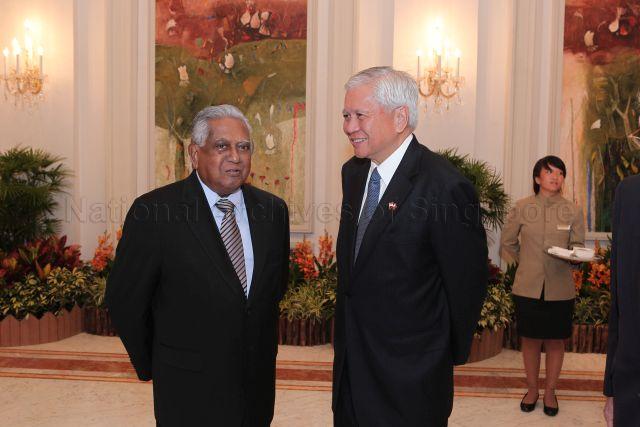 President S R Nathan with Acting Secretary of Foreign