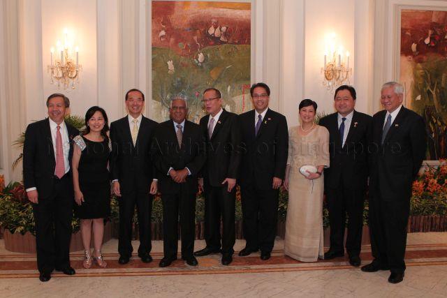 Group photograph of Philippine President Benigno S Aquino