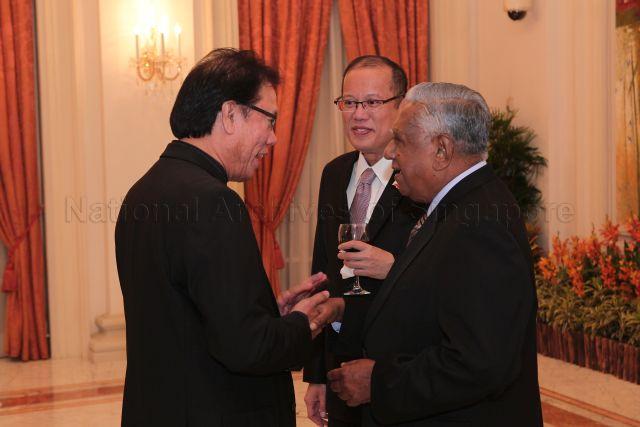 Philippine President Benigno S Aquino and President S R