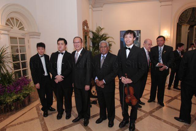 Philippine President Benigno S Aquino and President S R