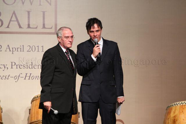 Celebrity father-son masters of ceremonies, Brian Richmond